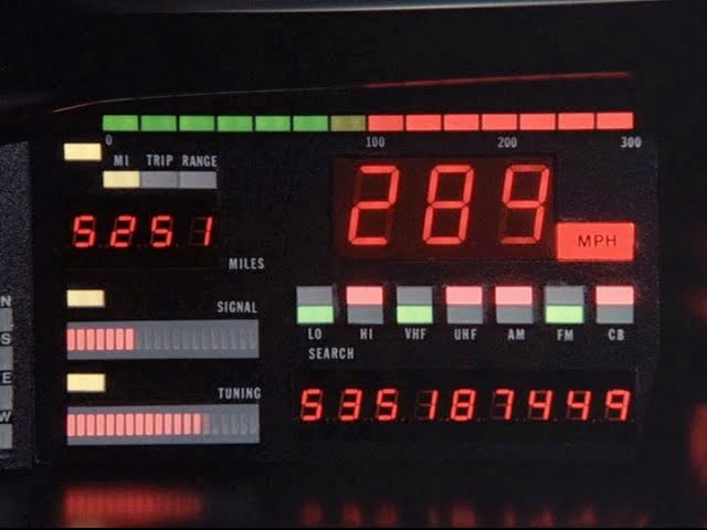KITT83: Season Four Dash Electronics - Speedometer