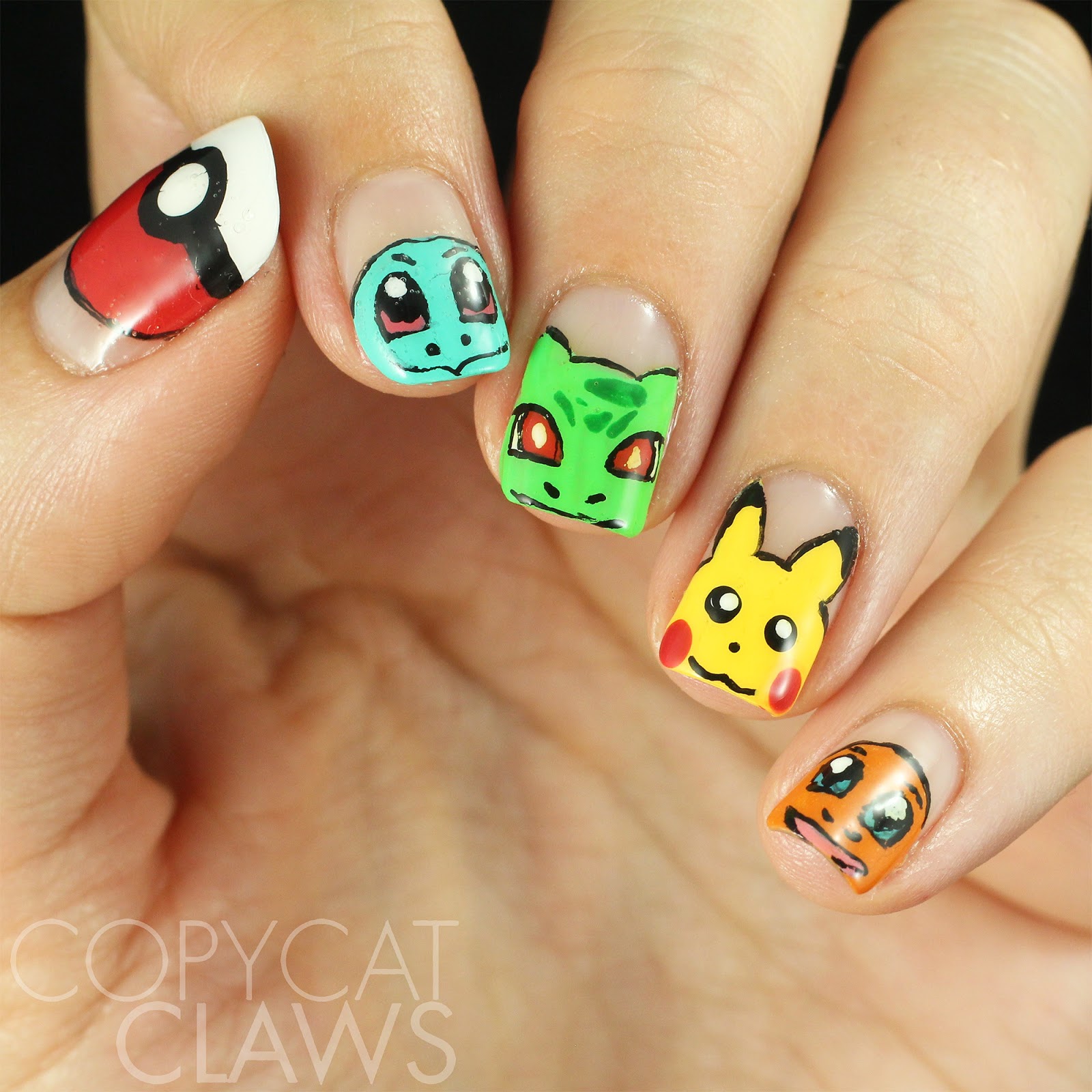 Copycat Claws: The Digit-al Dozen does Negative Space: Day 1 - Pokemon ...
