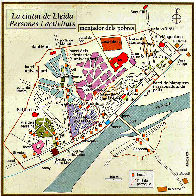 QUINA LA FEM?: [1529] Carrers de la Lleida medieval