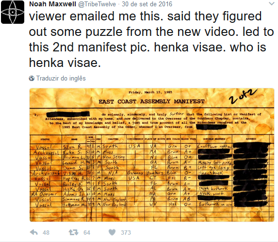 Slenderman Legendado: [TribeTwelve] SCRINIARII - Legendado - PT BR