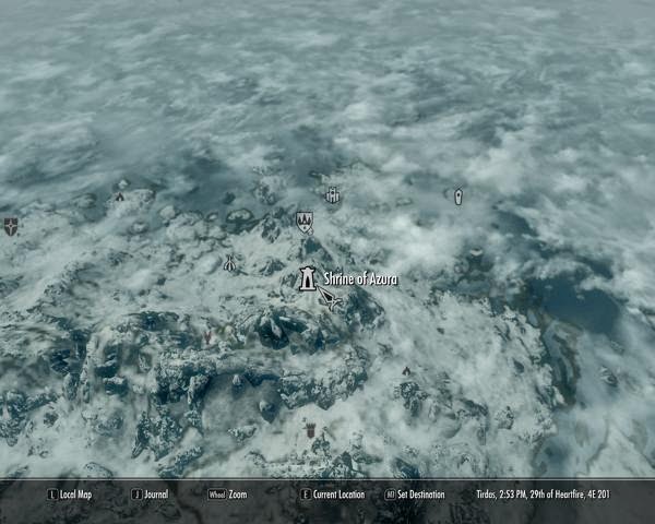 Where to find Azura's shrine skyrim