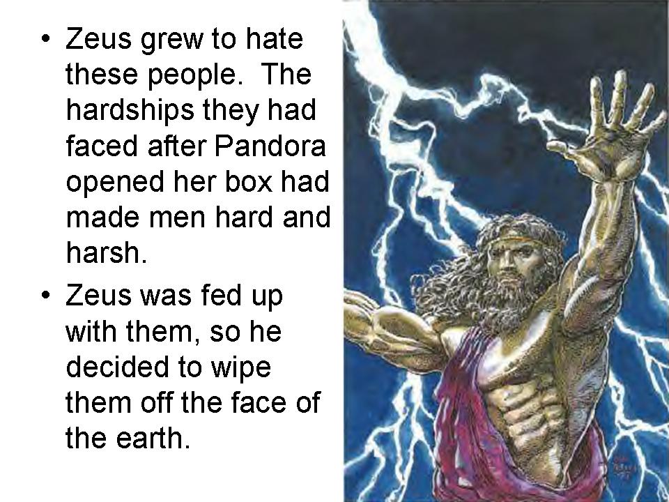 Dr. Perry's Stash of Useful Information: The Great Flood (Greek Mythology)