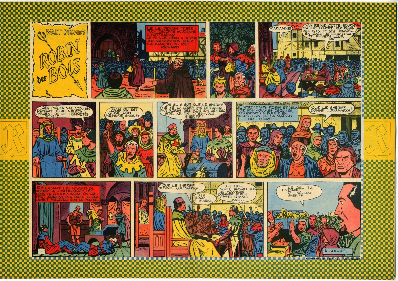 Walt Disney's Story Of Robin Hood: Disney's Robin Hood Comic Strip. 7