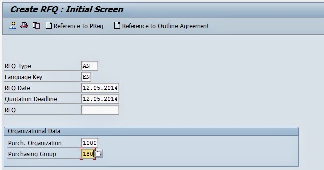 SAP ERP Techies: SAP : ME41 - How to generate Single Request for ...