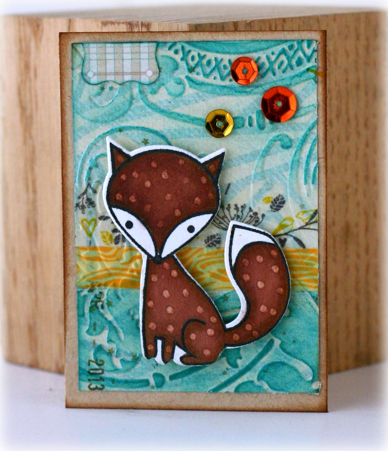 Li'l Buck's Creations: Fox Artist Trading Card ATC