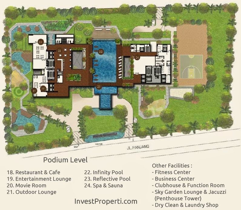 Denah Lantai Apartemen Wang Residence ~ Wang Residence Apartment Jakarta
