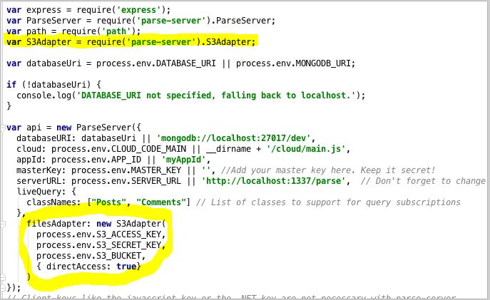 .: Quick Guide for Migrating from Parse to Heroku, MongoDB and Amazon S3 .: Quick Guide for Migrating from Parse to Heroku, MongoDB and Amazon S3