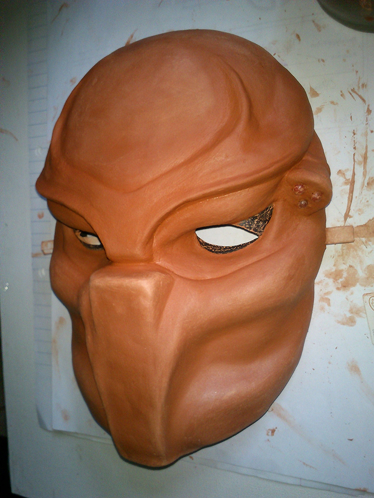 Kade Chan Origami Blog 香港摺紙工作室 (日誌): Making of Predator mask