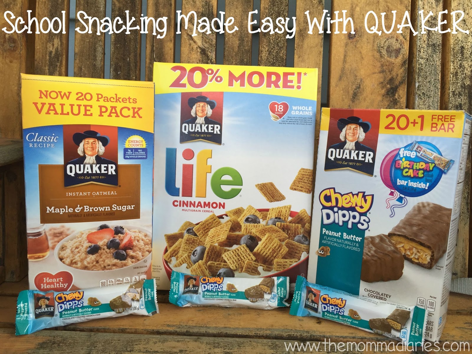 School Snacking Made Easy With Quaker - The Momma Diaries