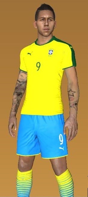 PES Kits: Brazil Custom Puma/Umbro Kits with Retro Color Combo PES 2017