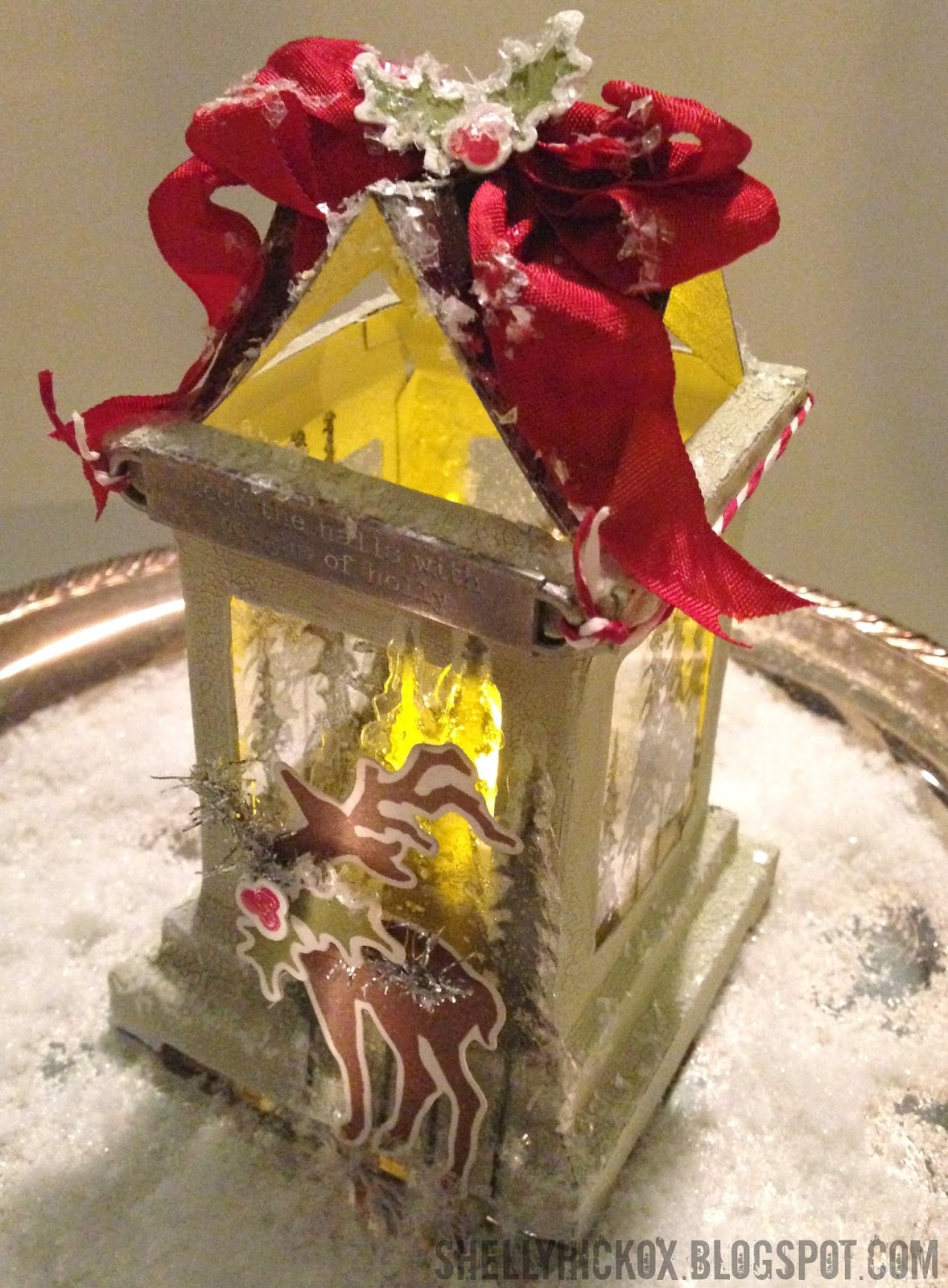 Stamptramp: Sizzix Tutorial - Snowy Winter Luminary