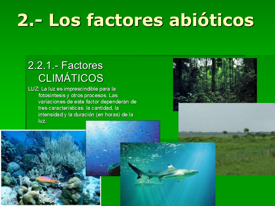 FACTORES ECOLOGICOS