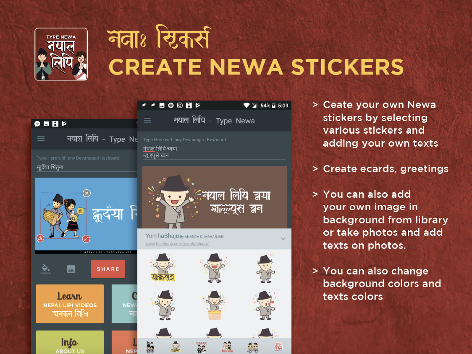 New Nepali Fonts: Nepal Lipi - Type Newa app launched