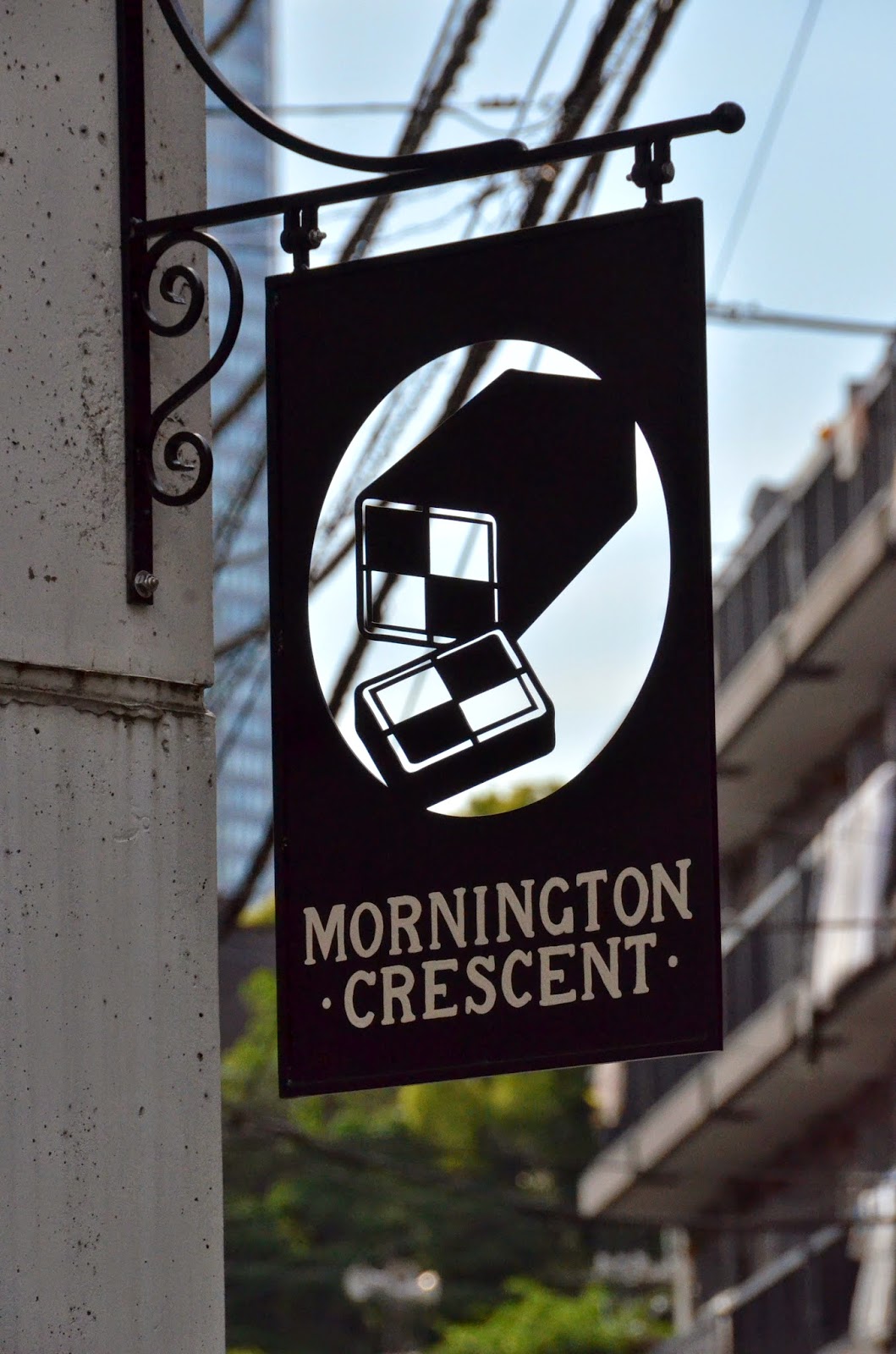 A little shop in Tokyo: The swinging shop sign