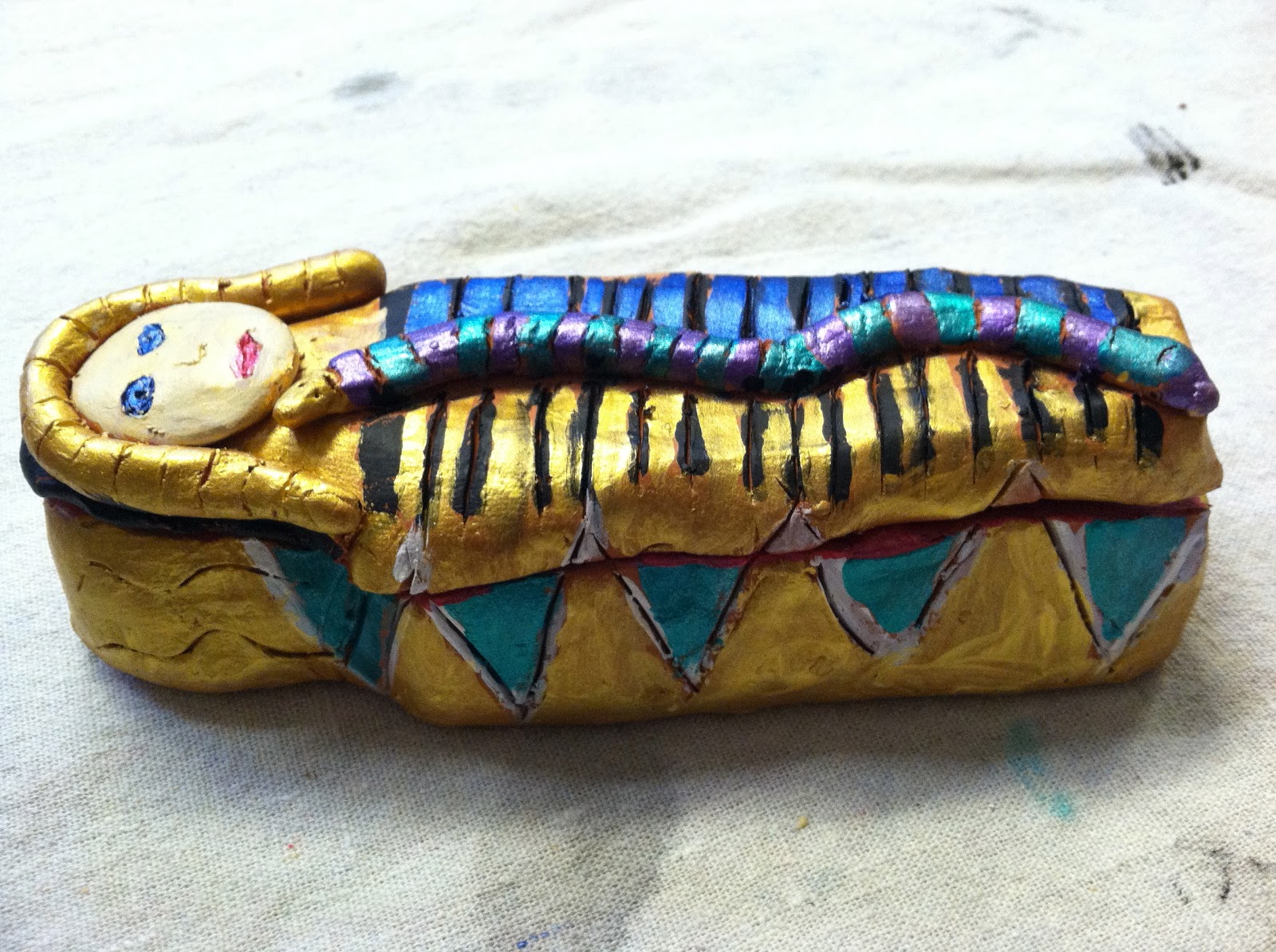 Children's Art Classes: Egyptian Sarcophagi