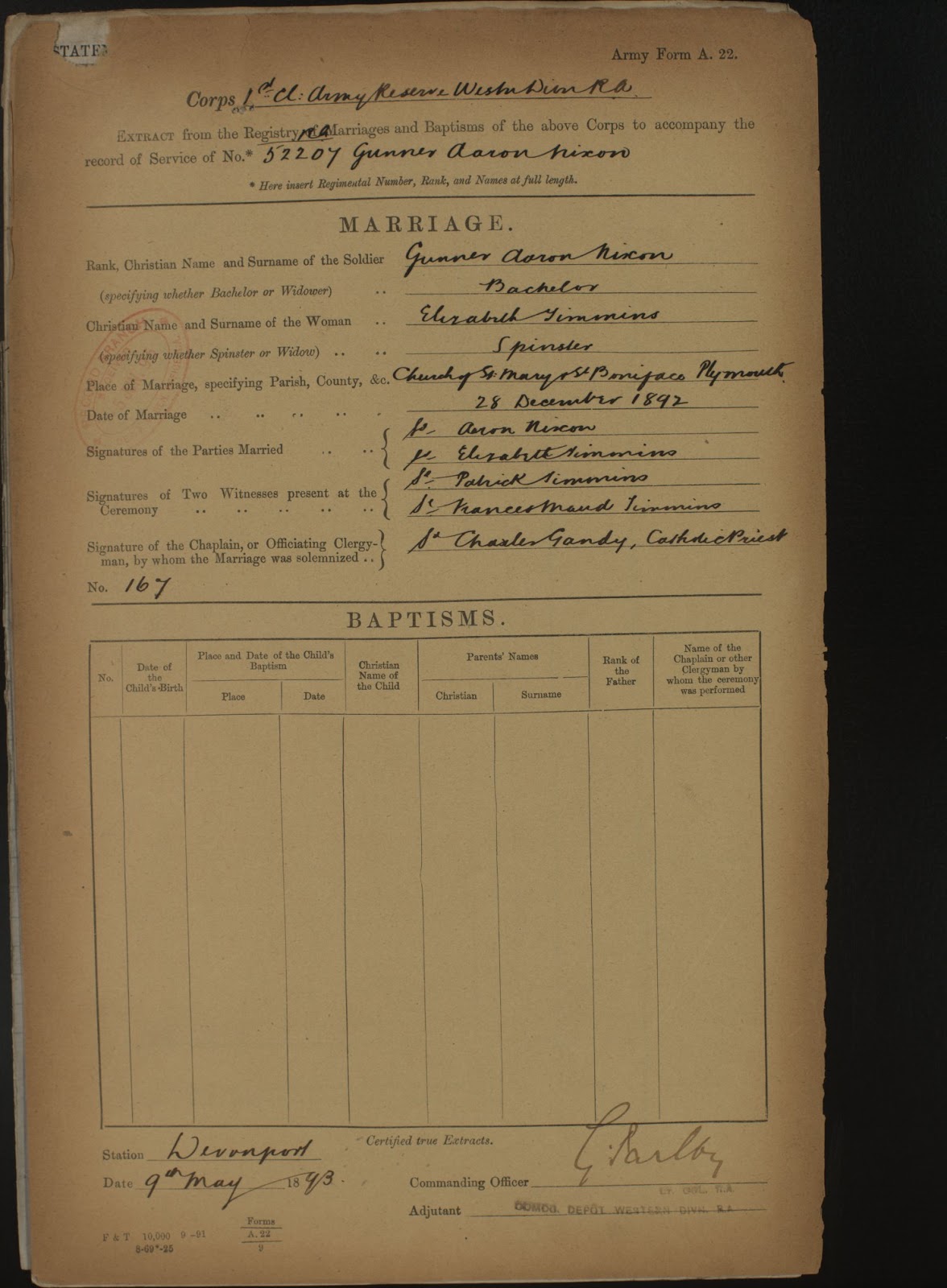 Army Forms & Attestations: 2015