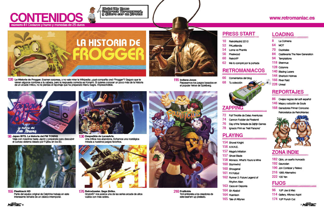 RetroManiac | Revista de videojuegos retro |Videogames Magazine | Indie ...