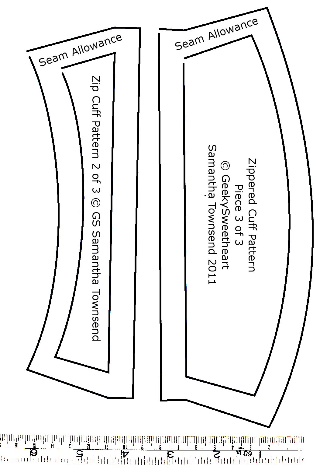 GeekySweetheart: Zippered Cuff Purse (With TUTORIAL!)