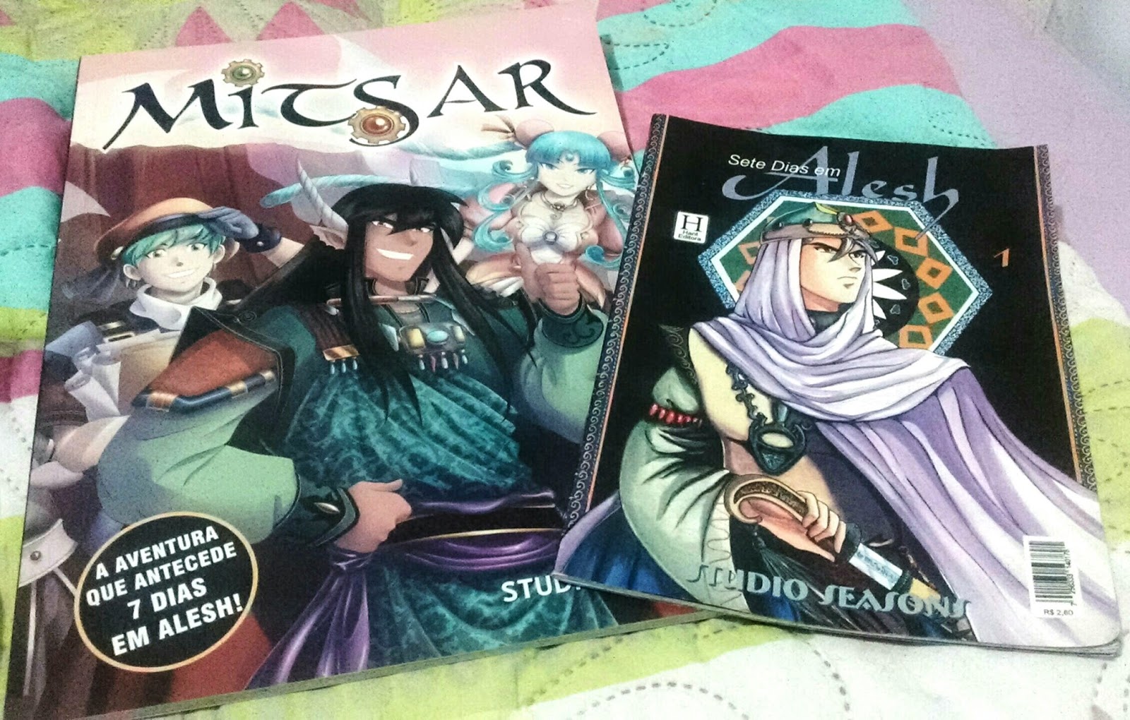 Vagando Entre Estantes: Mangás: Mitsar e Sete dias em Alesh – Studio ...