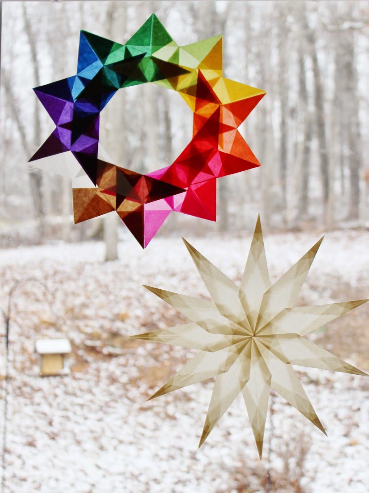 At the Butterfly Ball: New Window Star Tutorial with printable pattern