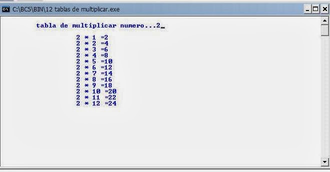 Aula Virtual : 5 EJERCISIOS CON EL BUCLE FOR