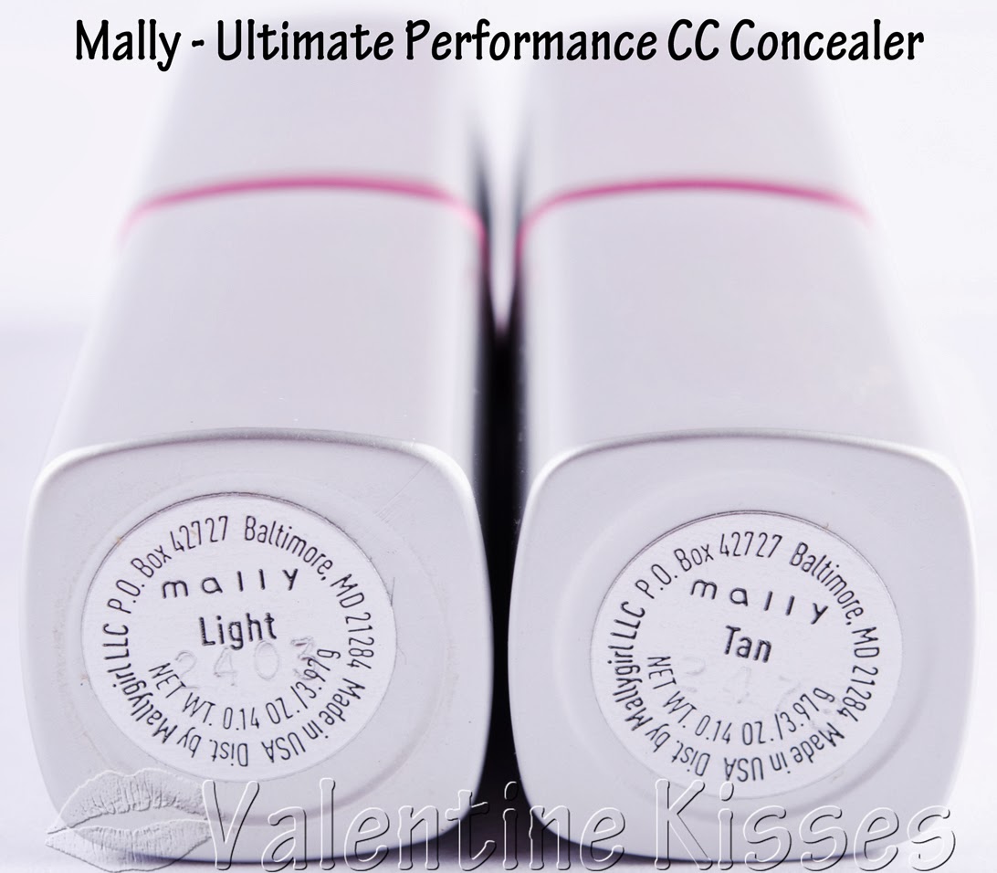 Valentine Kisses: Mally Ultimate Performance CC Concealer in shades ...