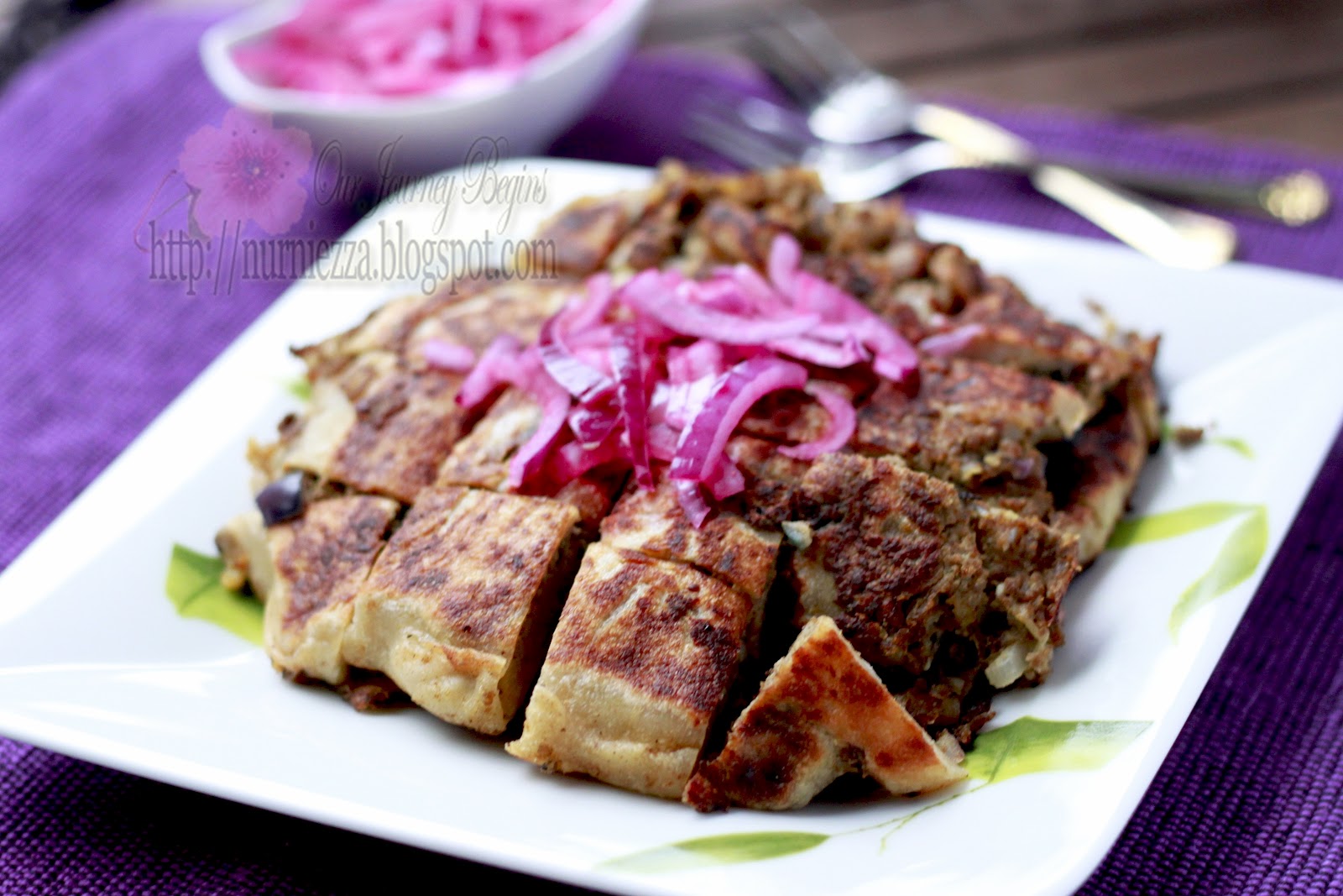 Our Journey Begins: Murtabak Daging for Iftar