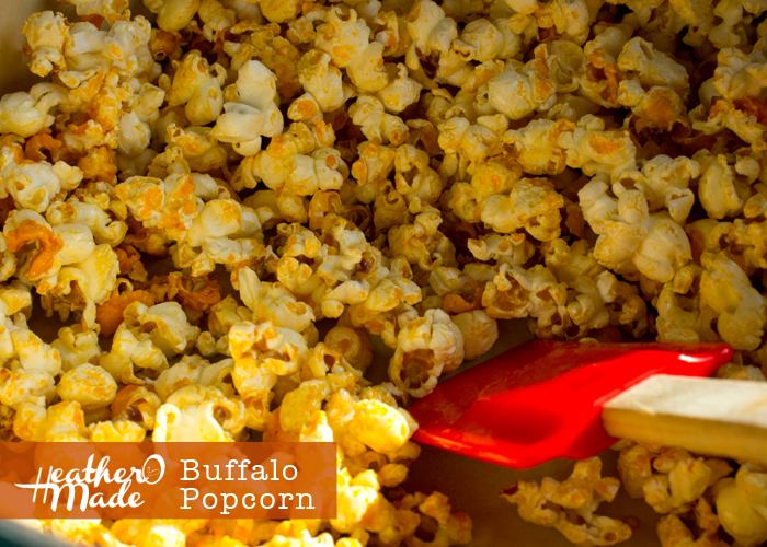 Heather O Made: Buffalo Popcorn