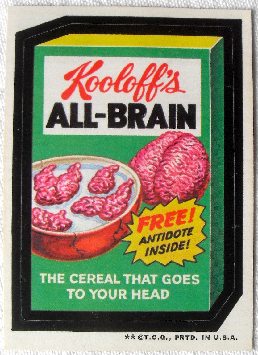 ART SKOOL DAMAGE : Christian Montone: 1973 Wacky Packages Stickers (2nd ...