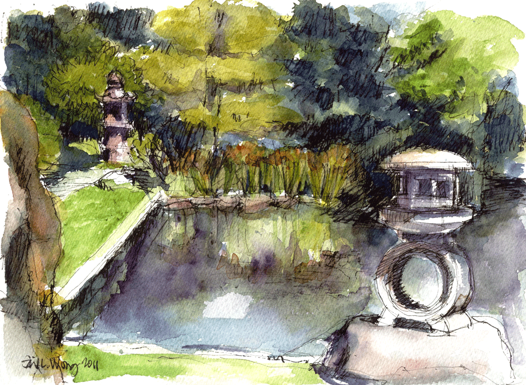 GLWSKETCHWORKS: Sunny Day @ Japanese Tea Garden