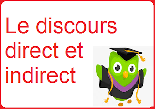 Le discours direct et indirect - outils francais