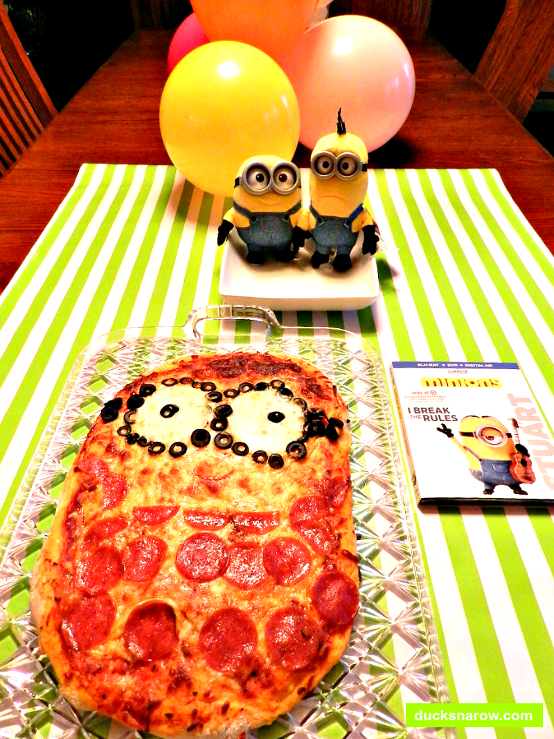 Make Minions Pizza For A Fun Family Movie Night - Ducks 'n a Row
