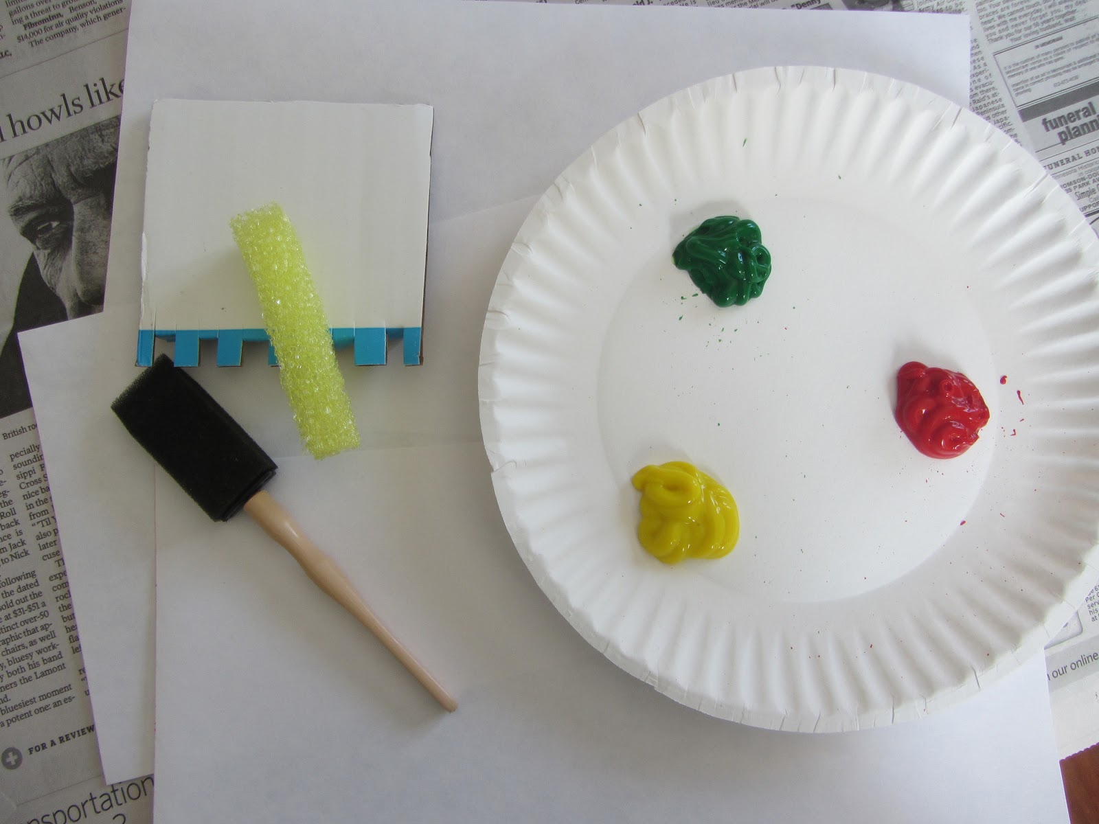 The Unlikely Homeschool: Art Lesson: Textured Houses