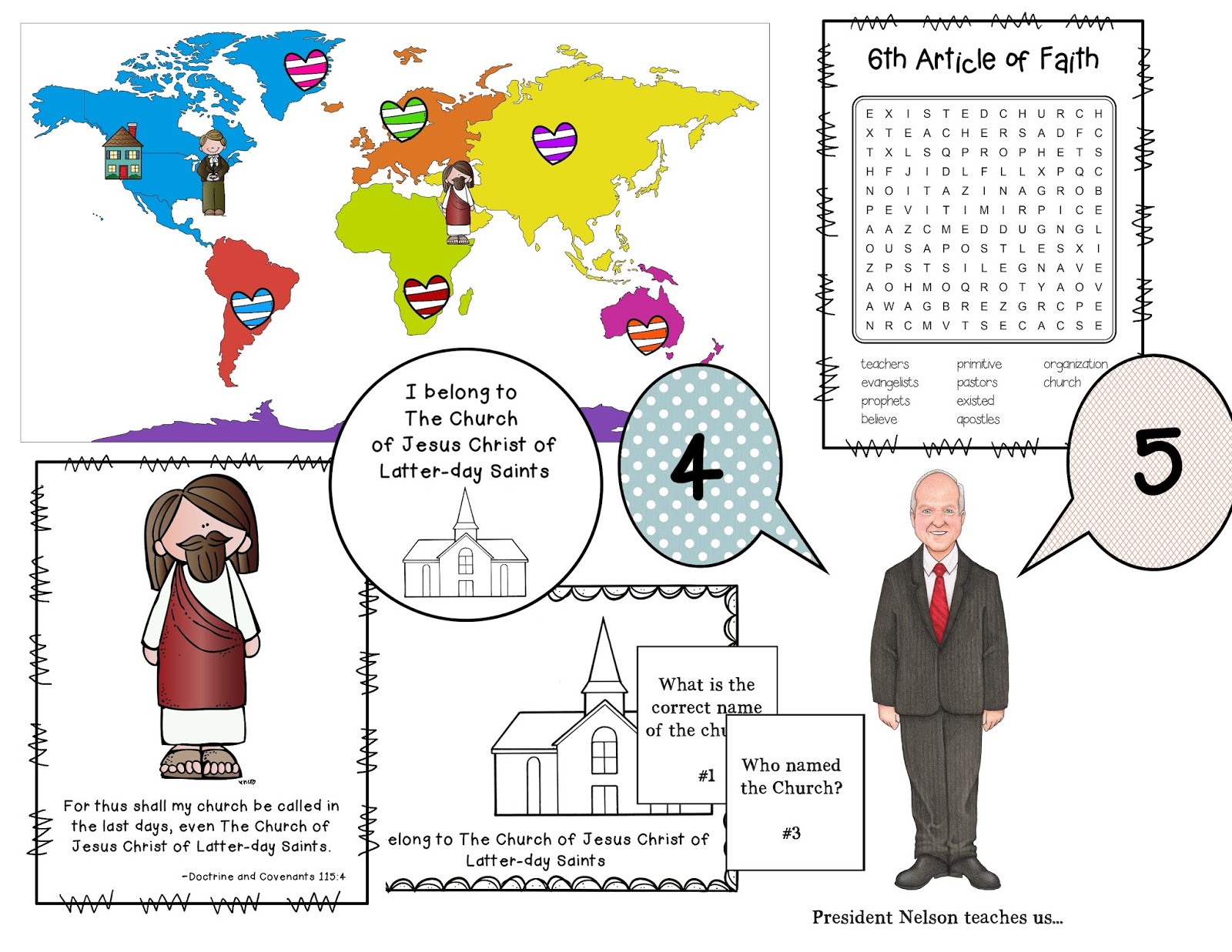 The Cozy Red Cottage: The Church of Jesus Christ is on the Earth ...