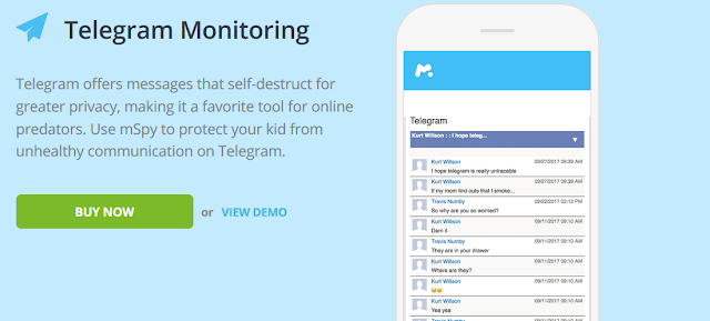 Spy Software: Spy Telegram Messenger