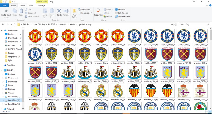 Pes modif PES 2017 Correct 62 Team Logos By Ramin cpu pes-modif-pes-2017-correct-62-team-logos-by-ramin-cpu
