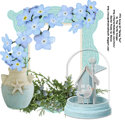 Escape From Reality Blog: FTU Cluster Frames "Spring Tea"