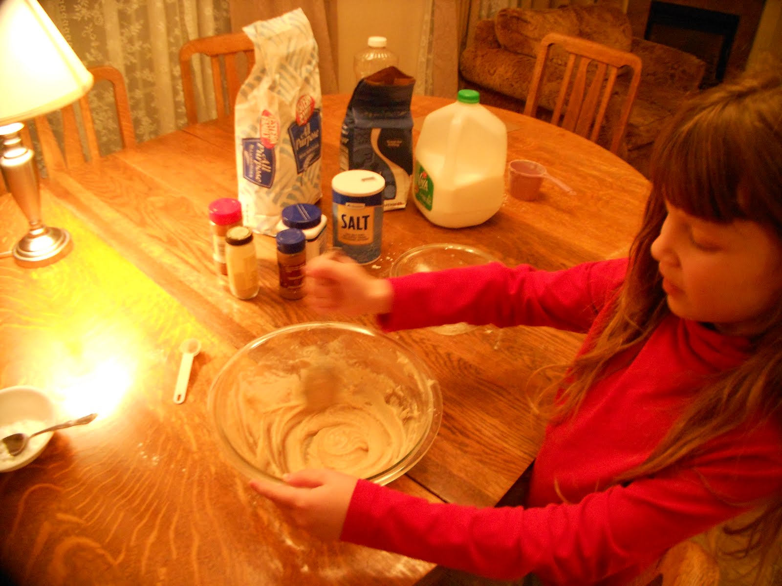 Almost Unschoolers: Science Sunday - Don't Over Over Mix the Muffins