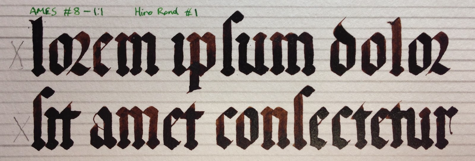 The Pensive Pen: Guidelines & the AMES Lettering Guide