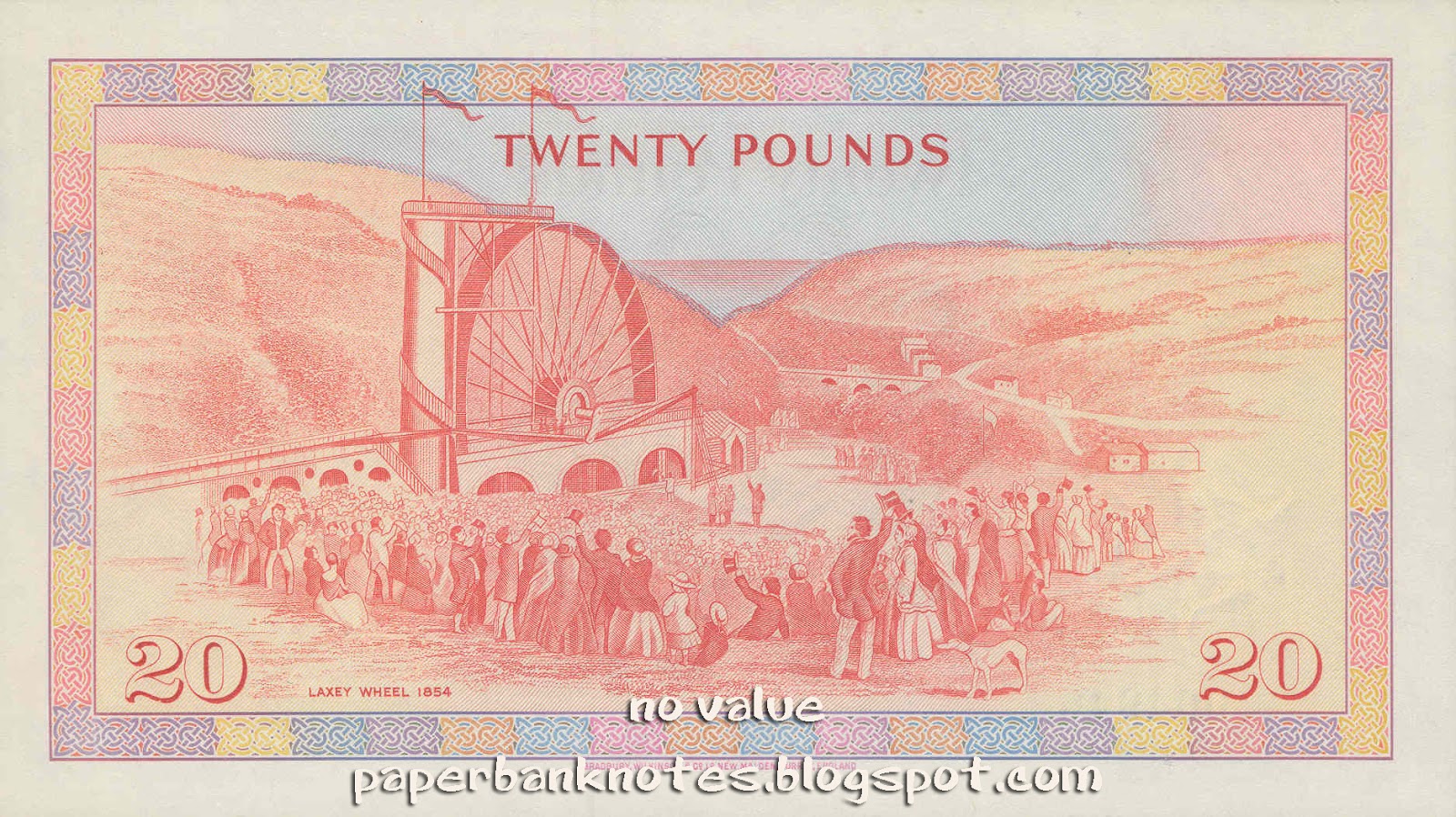 commemorative: Isle Of Man - 20 Pounds 1979 The Millennium Year Of ...