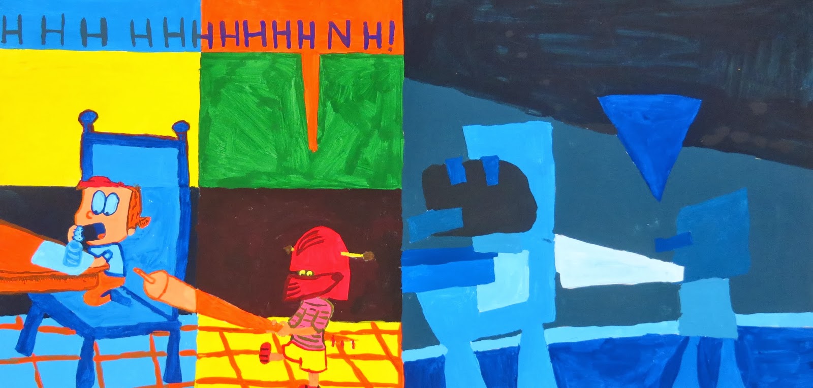 The Creative License: Cartoon Cubism - Studying Picasso