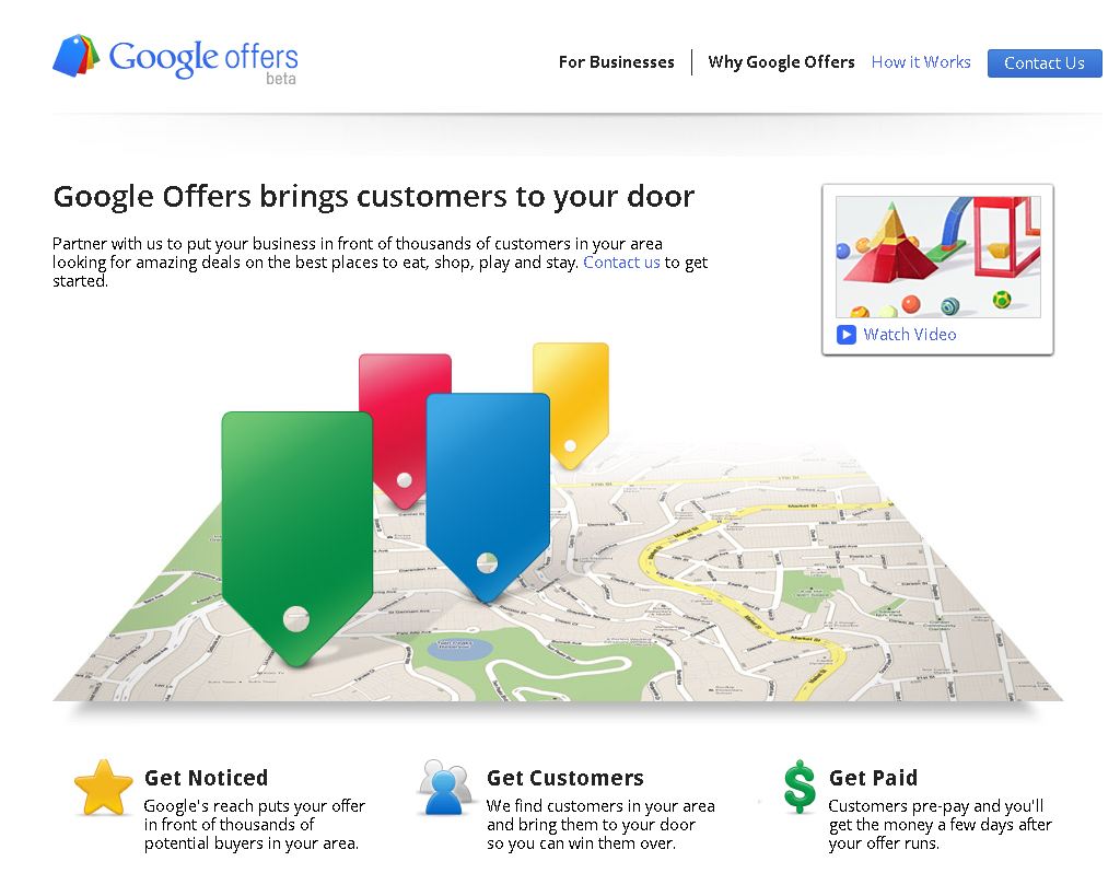 Blog d'un Référenceur professionnel :-): Google lance Google Offers