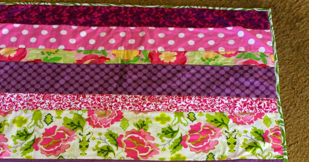 Lu Bird Baby: Easy Strip Quilt Tutorial