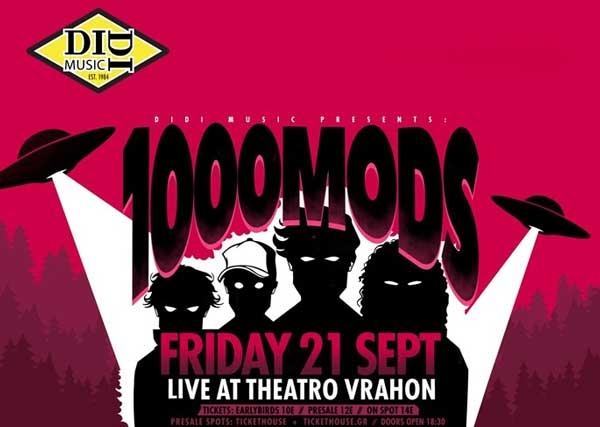 ΟΙ 1000MODS ΤΟ ΣΕΠΤΕΜΒΡΙΟ ΣΤΟ ΘΕΑΤΡΟ ΒΡΑΧΩΝ | The Classic Rock Web Magazine