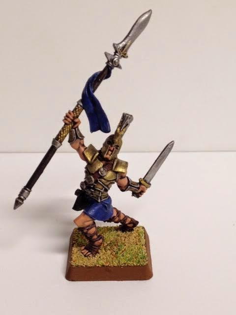 Tides of War: Paint Bench: 28mm Demigod of Apollo and Athenian Archer ...