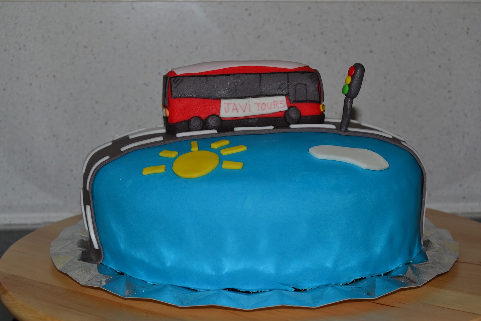 Mis dulces pinitos: TARTA AUTOBUS