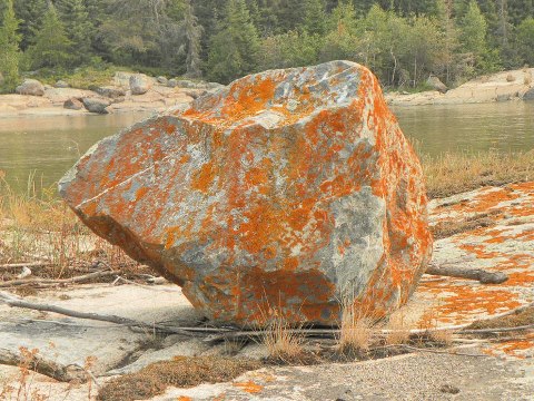 Rock Piles: Lake Winnipeg, Manitoba Canada