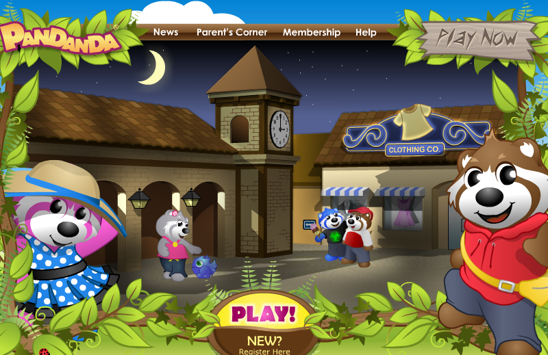 Онлайн играта "Pandanda"