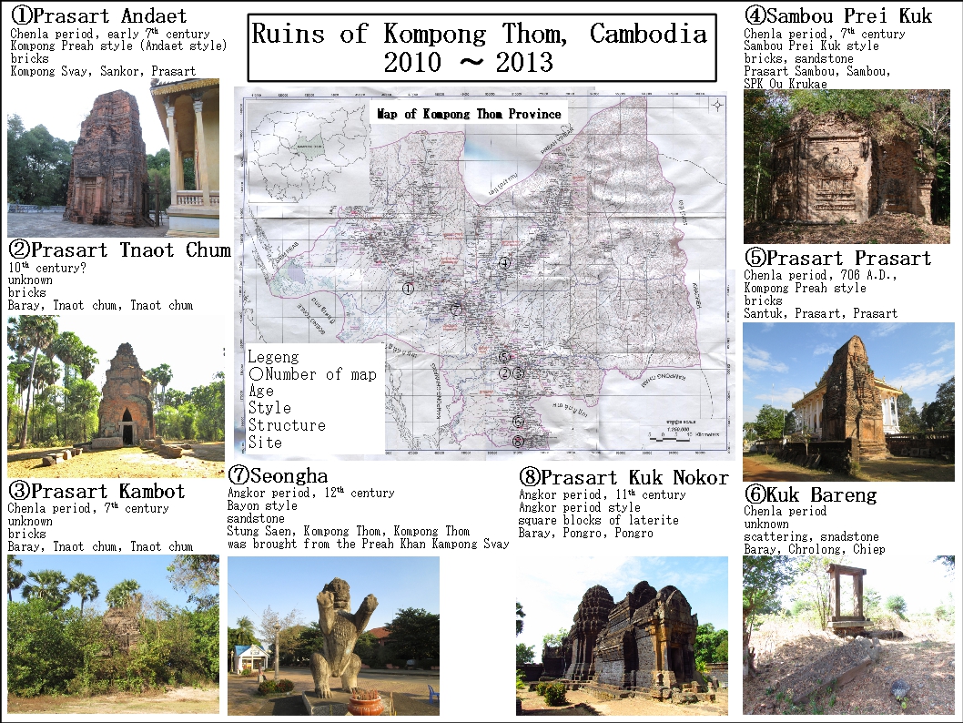 It is not a Cambodian Architecture Lab.: Ruins of Kompong Thom