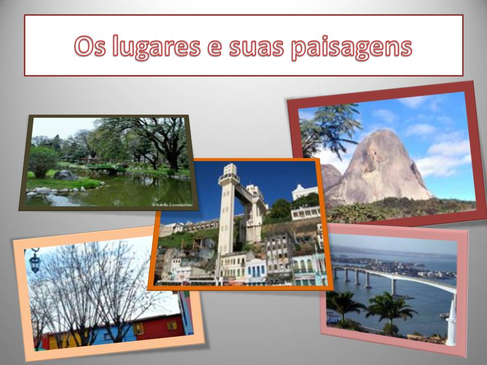 Geocroqui: Os lugares e suas paisagens - Aula de Geografia - 5ª série